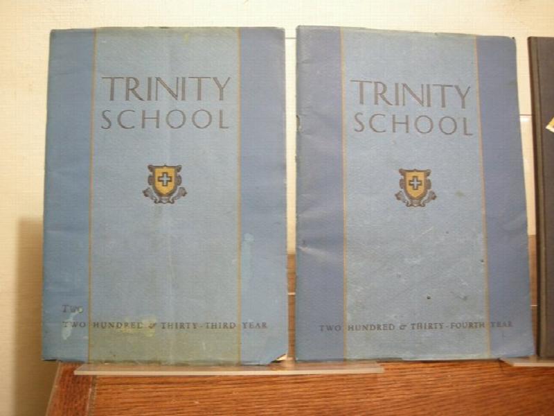 Trinity School [New York] Yearbooks (Four Volumes)