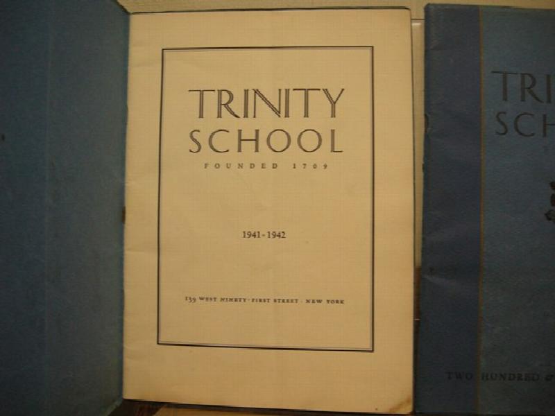 Trinity School [New York] Yearbooks (Four Volumes)
