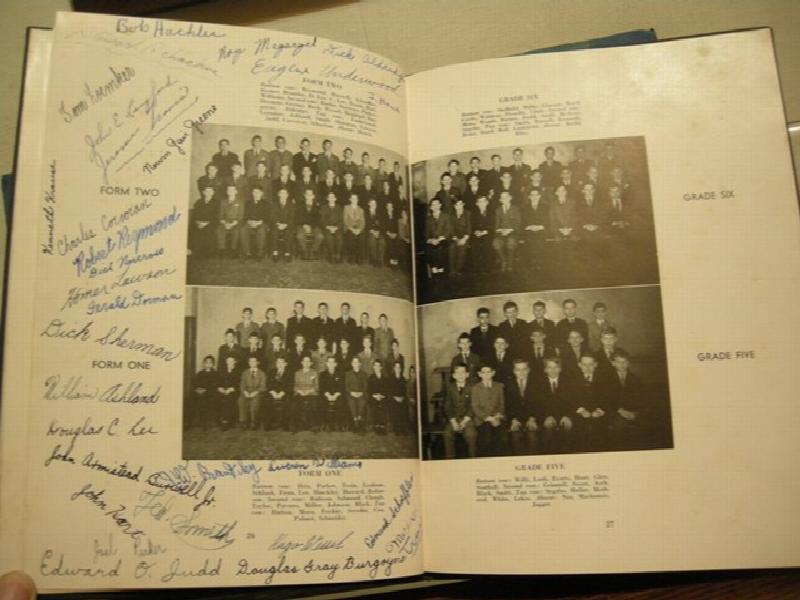 Trinity School [New York] Yearbooks (Four Volumes)
