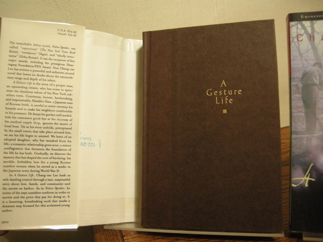 A Gesture Life (Includes Signed Uncorrected Proof)
